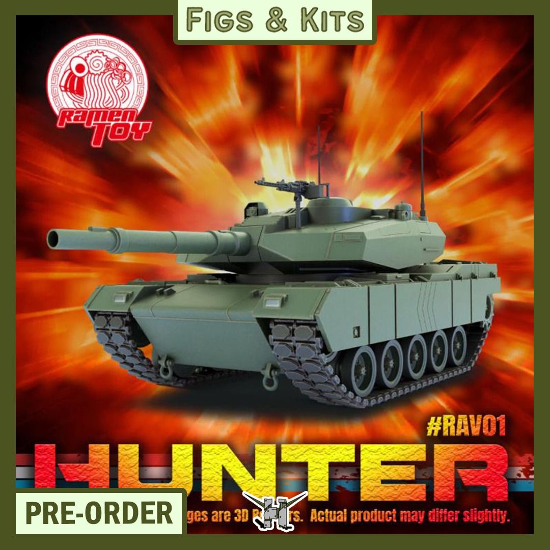 PRE-ORDER!! HUNTER 1/12 SCALE MAIN BATTLE TANK FOR G.I. JOE AND SIMILAR 6IN FIGURE - RAV01 ...