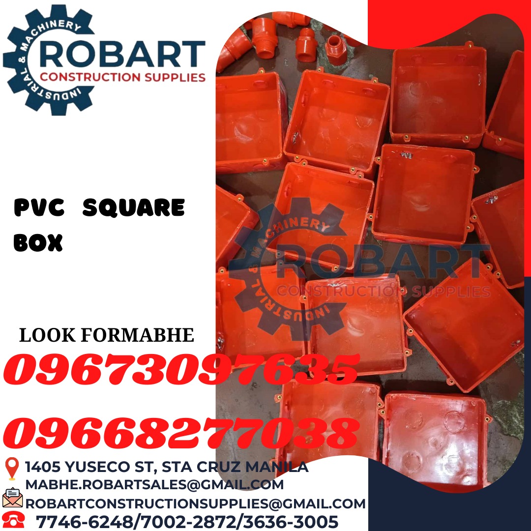 pvc square box, Commercial & Industrial, Construction Tools & Equipment ...