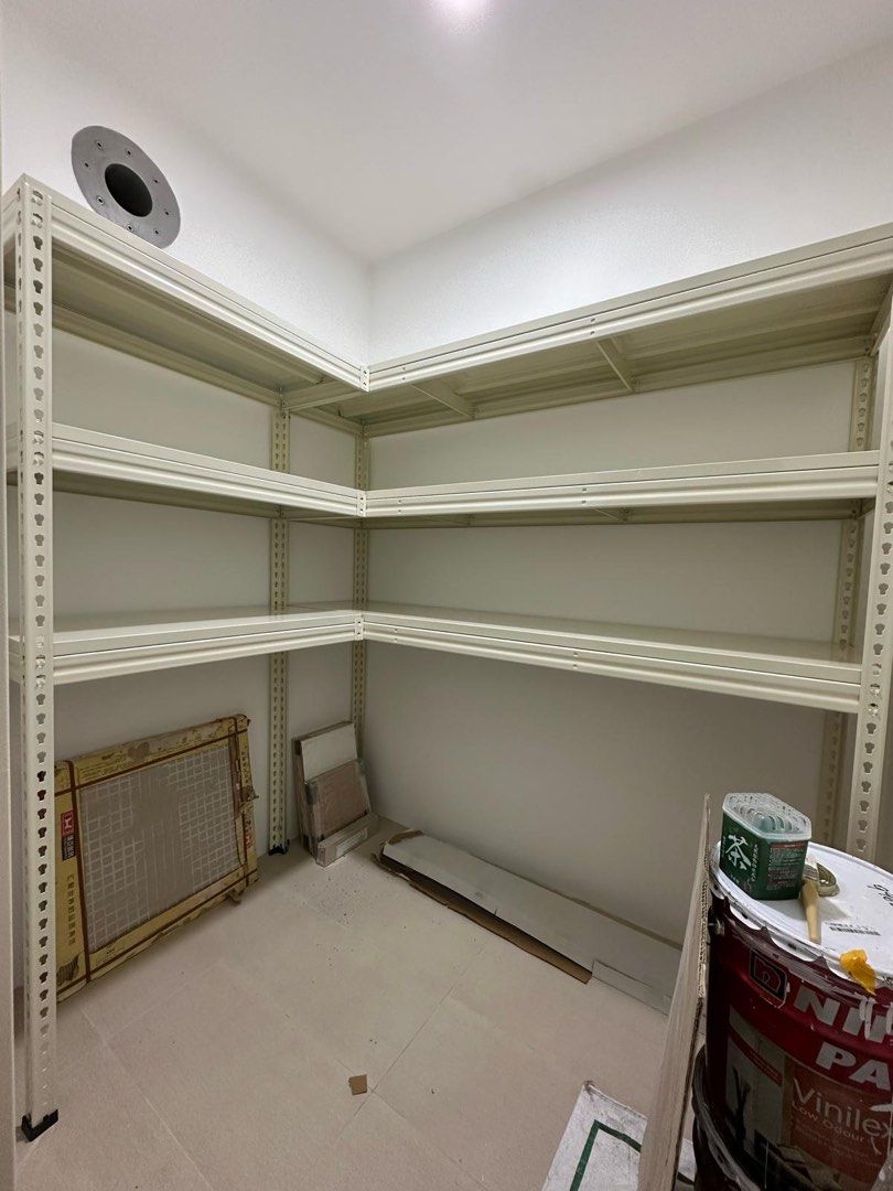 PVC Wood board/full metal boltless racks|hdb bombshelter|storeroom ...
