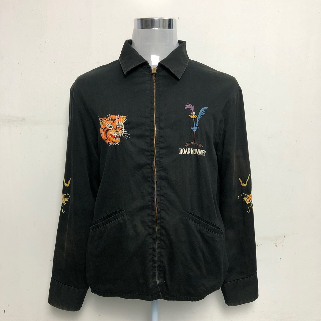 Rare Jacket Zipper ROAD RUNNER Vietnam Map Made In Japan Saiz L, Men's ...