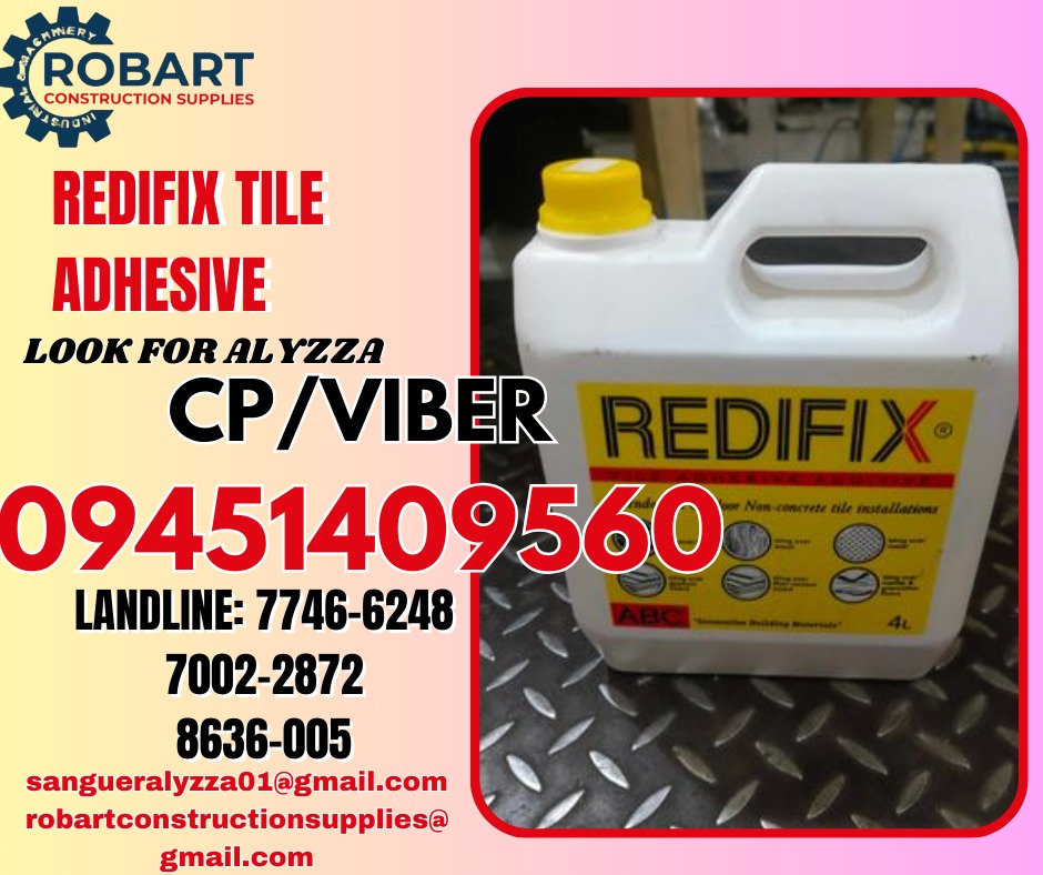 REDIFIX TILE ADHESIVE, Commercial & Industrial, Construction Tools ...