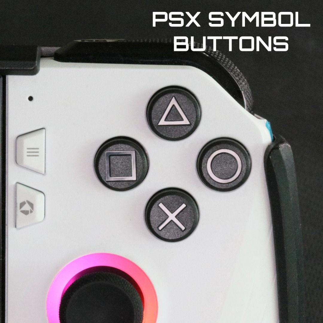 Replacement PSX PS5 Symbols Buttons Set for ASUS ROG ALLY Z1 & Z1 ...