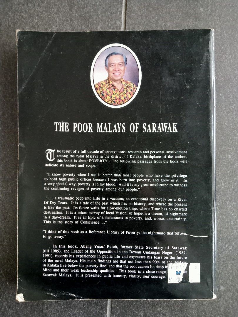 River Of Dry Tears The Poor Malays Of Sarawak, Hobbies & Toys, Books ...