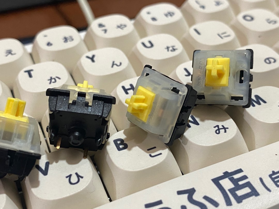 rk g68 fully modded w/ custom keycaps and gateron milky yellows ...
