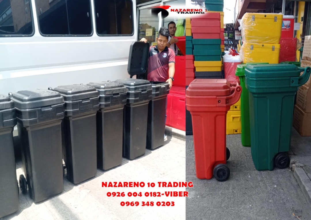 ROLLERKING WHEELED TRASH BIN, Furniture & Home Living, Cleaning ...