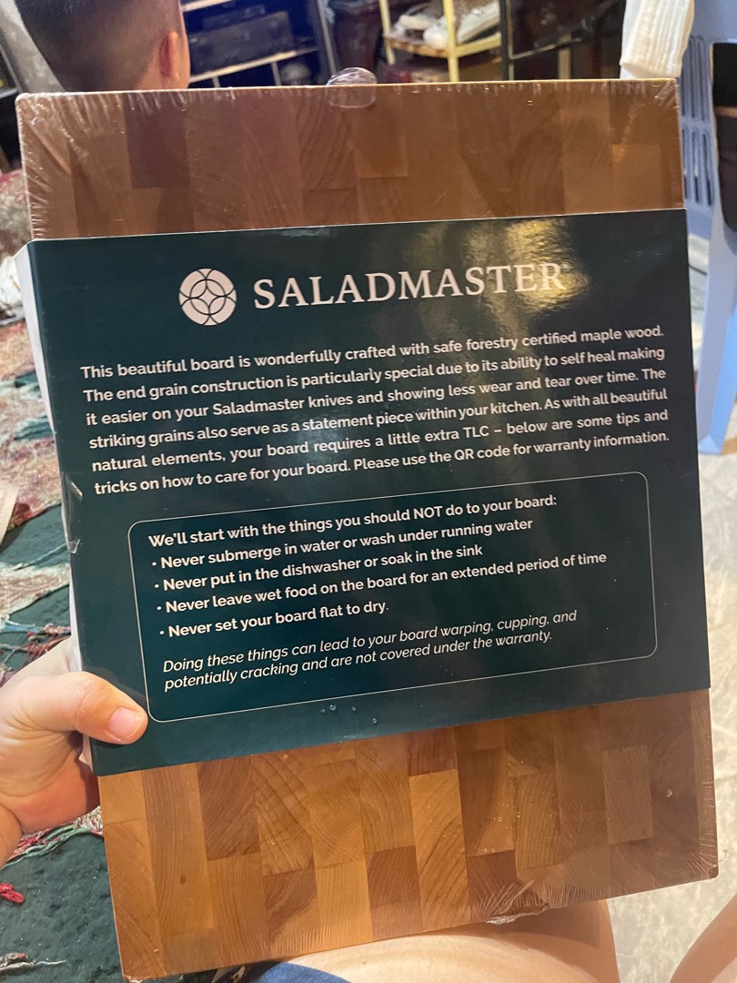 saladmaster cutting board and turner, Furniture & Home Living ...