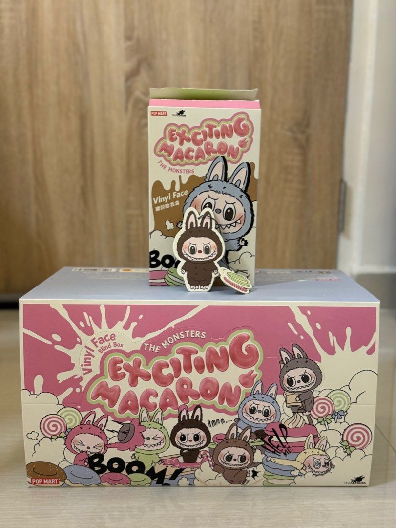 SECRET CHESTNUT LABUBU The Monster Macaron Popmart, Hobbies & Toys ...