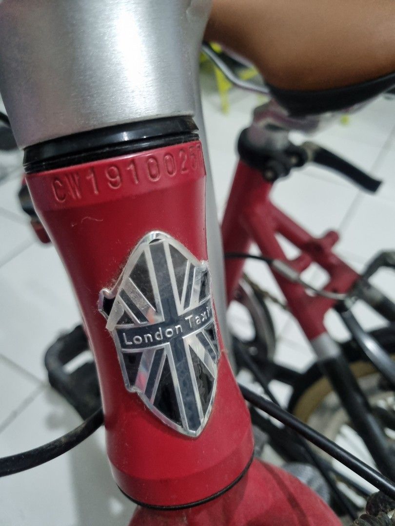 SEPEDA LIPAT LONDON TAXI FDB 207 AL 20" FOLDING BIKE 7 SPEED ALUMUNIUM ...