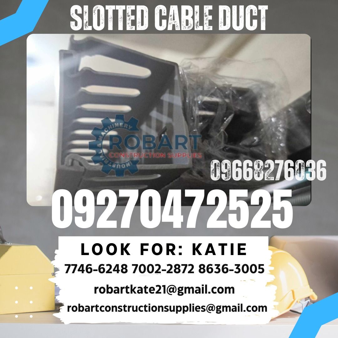Slotted Cable Duct, Commercial & Industrial, Construction Tools ...