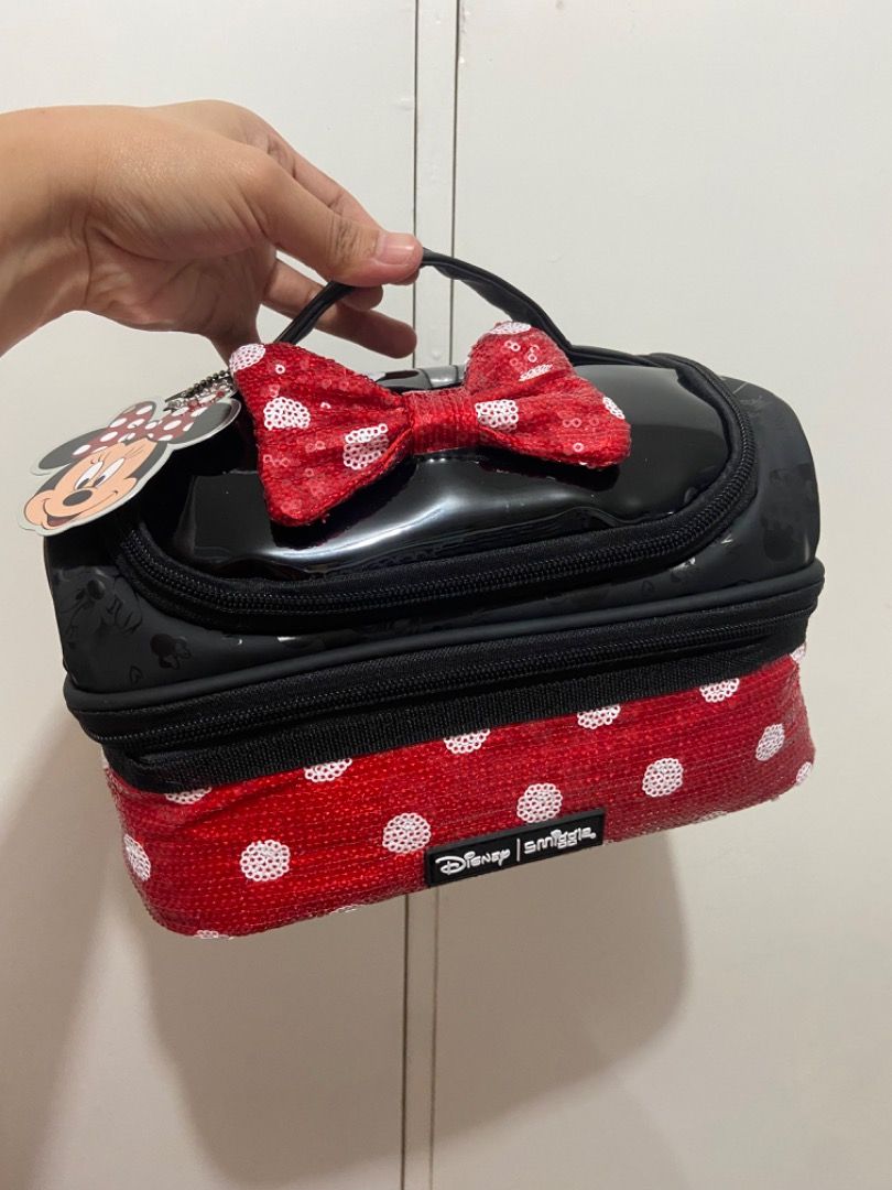 Smiggle original minnie mouse double decker lunchbag, Babies & Kids ...