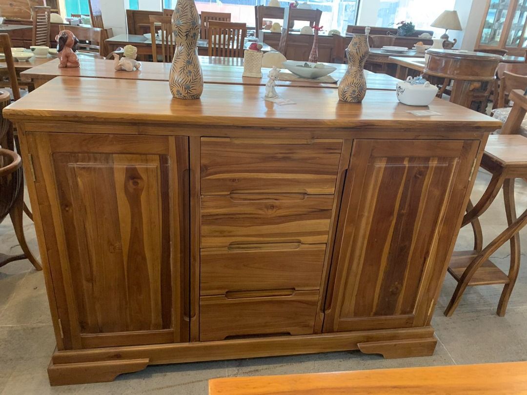 Solid Teak Wood Small Selena-2 Buffet Table Better Than Mahogany,Narra ...