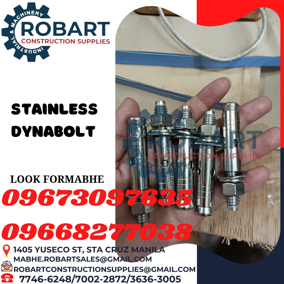 stainless dynabolt, Commercial & Industrial, Construction Tools ...