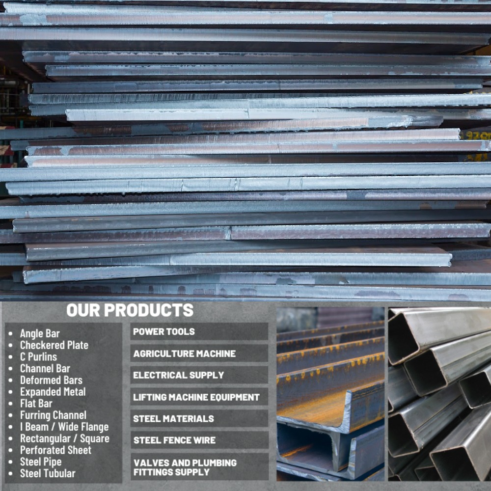 Steel Rod / MS Plate / Base Plate / I Beam / Deform Bar, Commercial ...