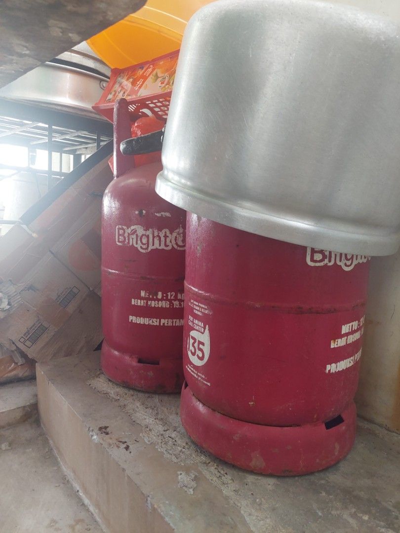 Tabung gas kosong 12 kg, Kitchen & Appliances di Carousell