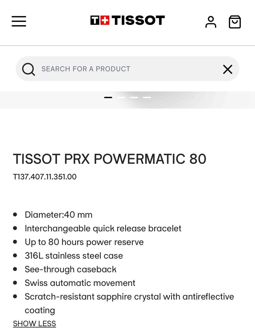 Tissot PRX Tiffany Blue Powermatic 80, Luxury, Watches on Carousell