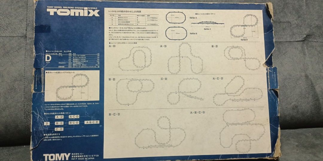 TOMIX NSCALE 91014 NEW RAIL SET D, Hobbies & Toys, Toys & Games on ...