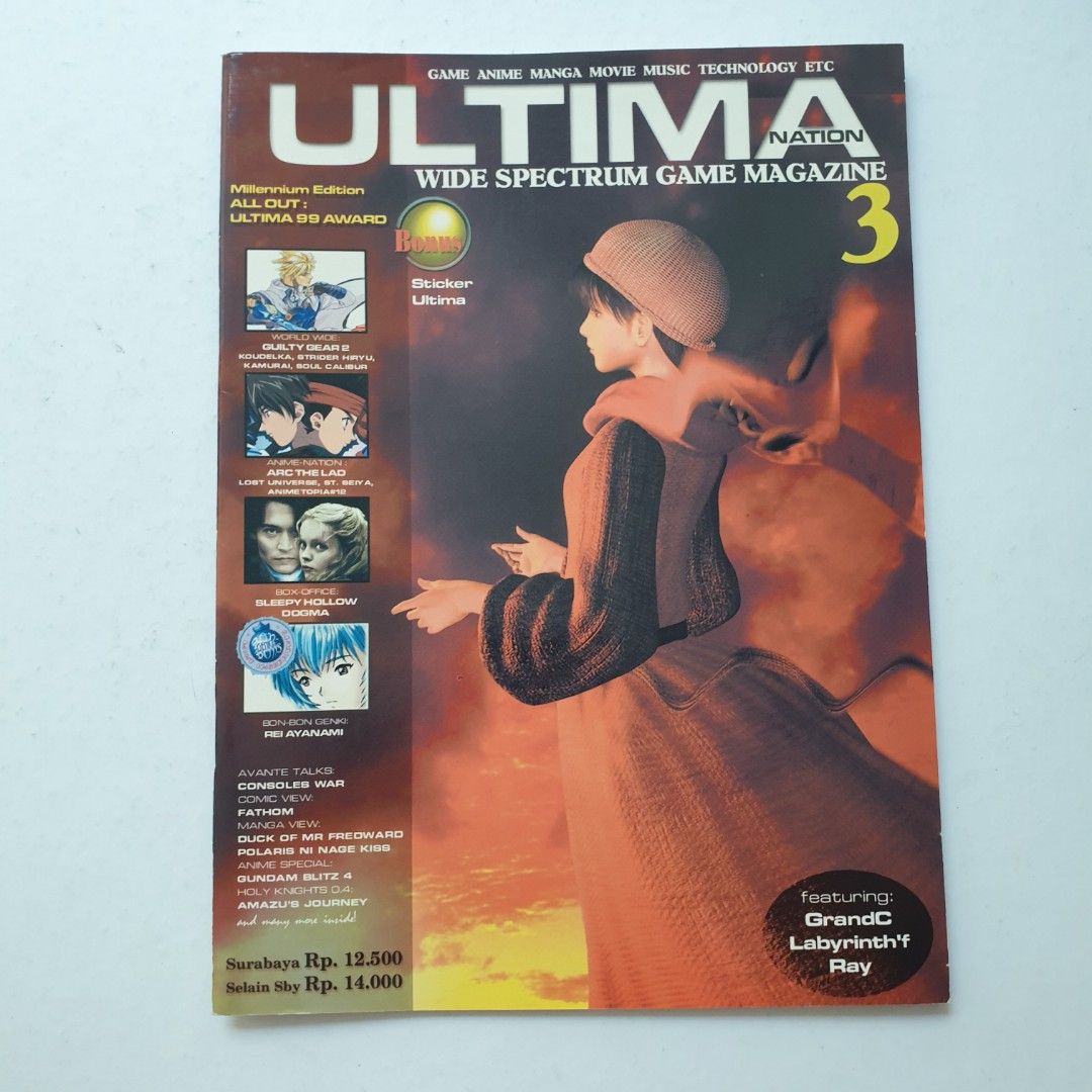 Ultima Nation Game Anime Manga Magazine Buku Majalah Bekas Layak ...