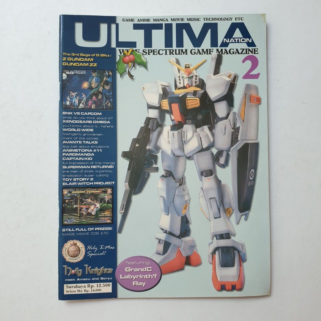 Ultima Nation Game Anime Manga Magazine Buku Majalah Bekas Layak ...