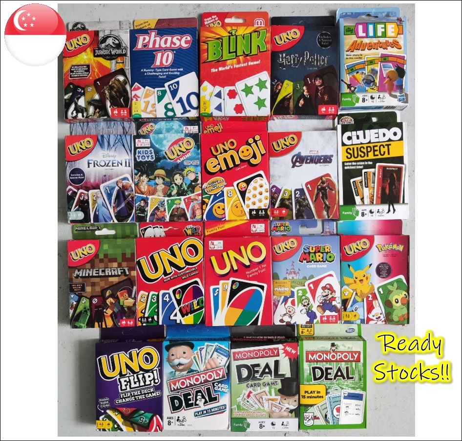 UNO / Monopoly Deal Card Games (Brand New), Hobbies & Toys, Toys ...