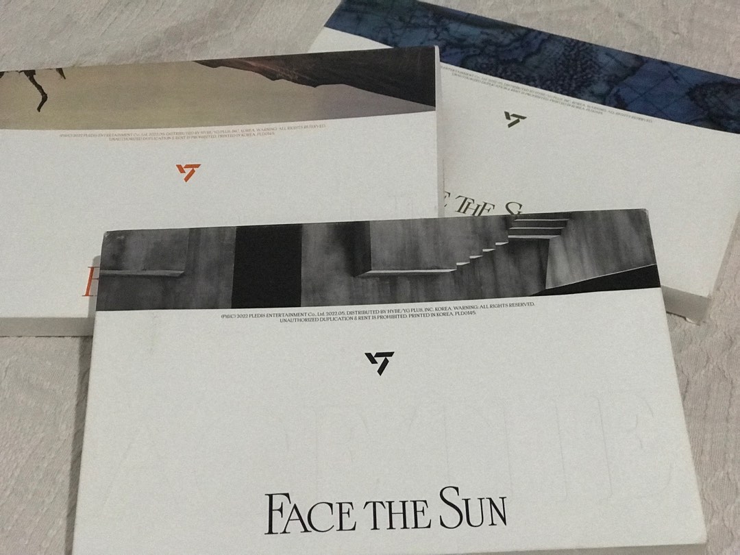 UNSEALED SEVENTEEN FACE THE SUN ALBUMS, Hobbies & Toys, Music & Media ...