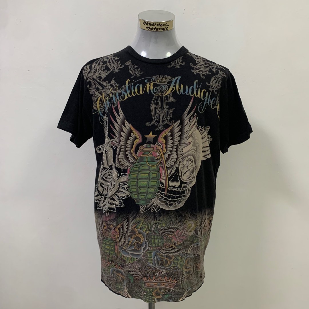 Vintage Christian Audigier by Ed Hardy, Men's Fashion, Tops & Sets ...