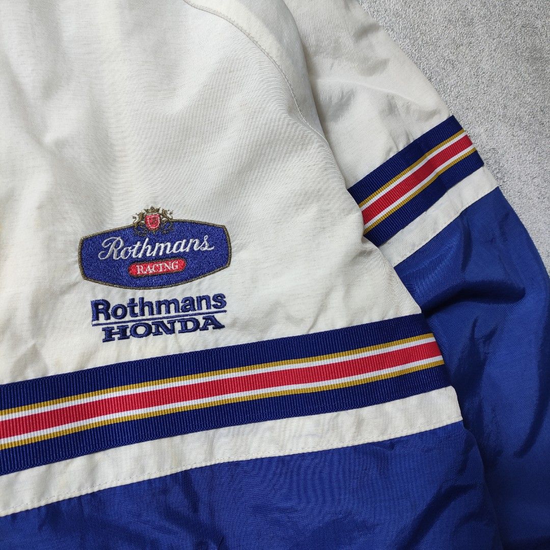 Vintage honda rothmans racing jacket not yamaha not suzuki not yellow ...