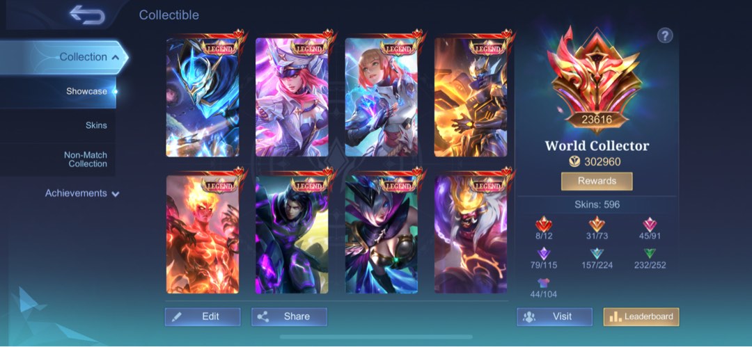 World Collector mlbb account, Video Gaming, Video Games, Others on ...