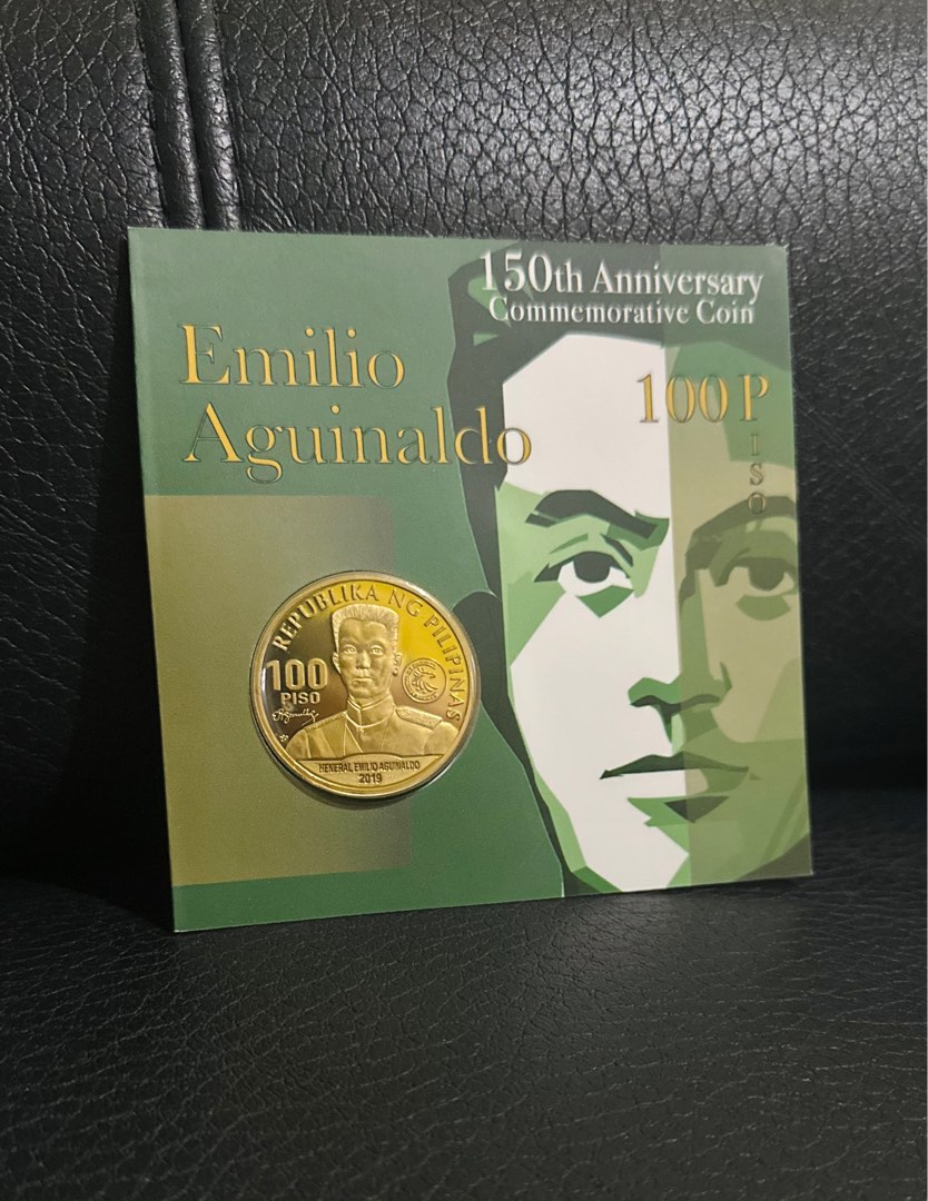 100 Piso Emilio Aguinaldo Commemorative Coin, Hobbies & Toys ...