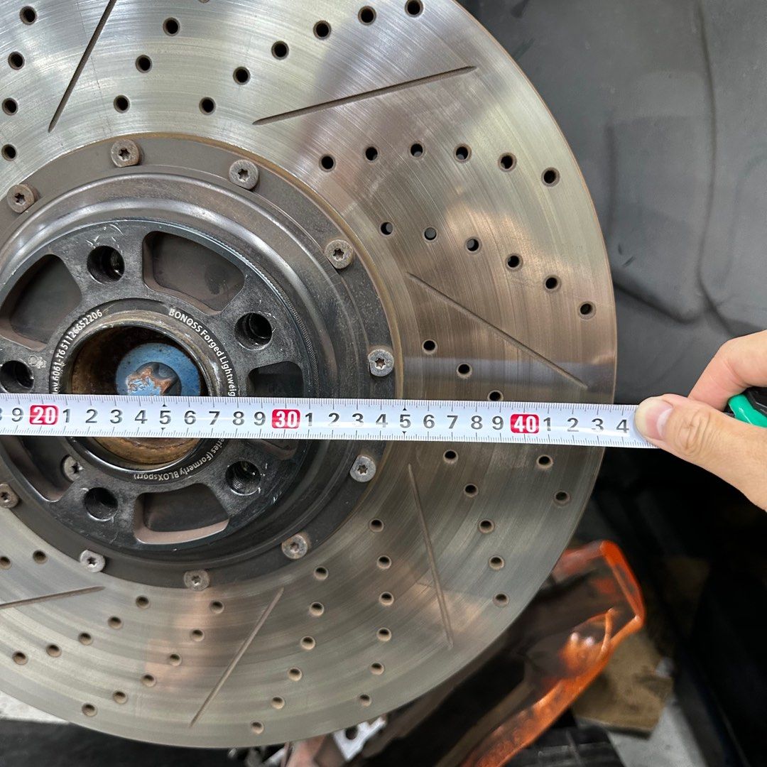 10 Pot 10N Akebono AC4CH-T6 Big Brake Kit BBK with 440mm Vented Disc ...