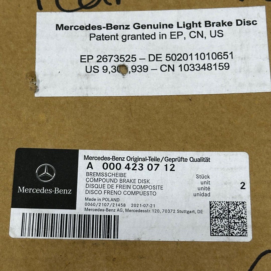 10 Pot 10N Akebono AC4CH-T6 Big Brake Kit BBK with 440mm Vented Disc ...