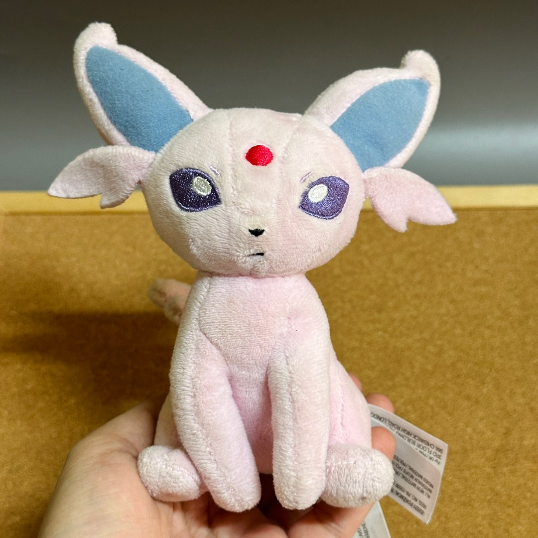 2021 Pokemon Center Pokemon Fit Espeon Plush 15.5cm - Php 500, Hobbies ...