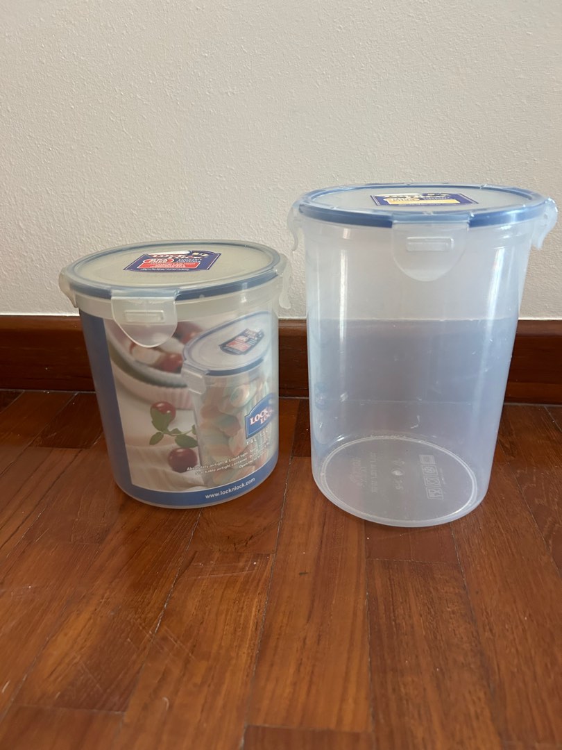 2 Lock & Lock Round Containers For Sale, Furniture & Home Living ...