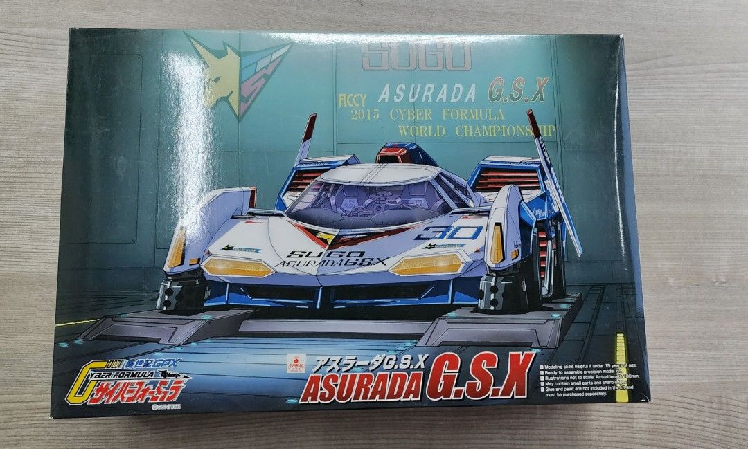 全新 青島模型 Aoshima 高智能方程式 雷神 asurada gsx 1/24 連刻蝕片, 興趣及遊戲, 玩具 & 遊戲類 ...