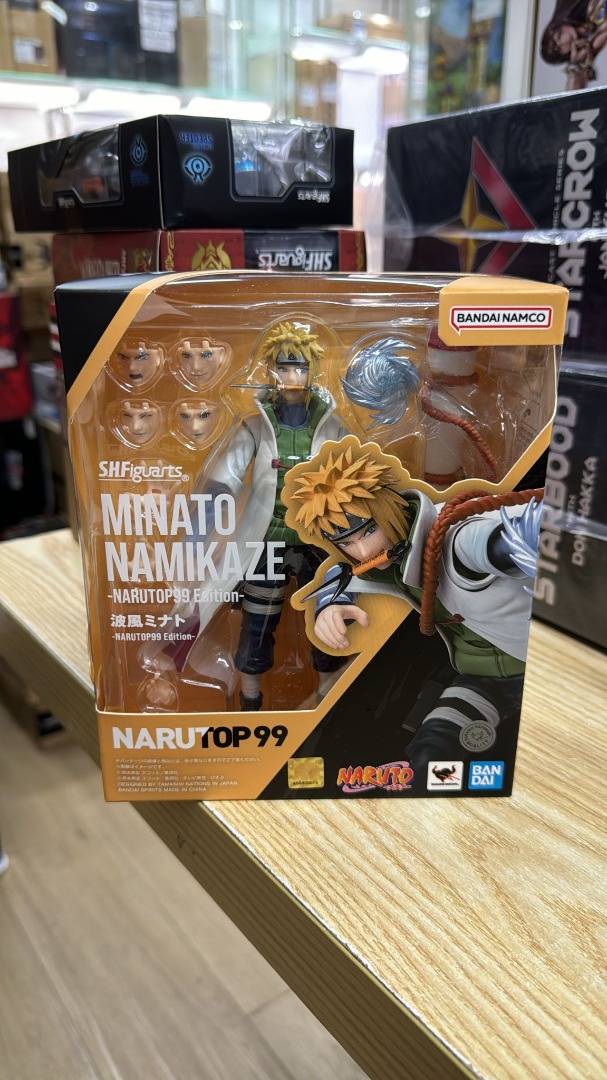 Sold 全新 Bandai S.H.Figuarts Shf Naruto Namikaze Minato 火影 第四代 波風水門, 興趣及 ...