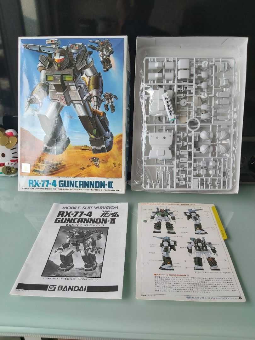 高達 MSV RX-77-4 GUNCANNON-2 鐳射大炮 機動戰士 高達模型 紅標 舊模 老模 GUNDAM 1/144, 興趣及遊戲 ...