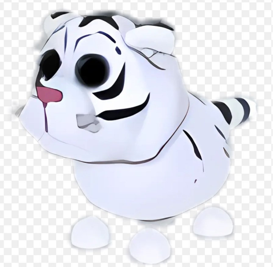Adopt Me Pet - Lunar White Tiger (Ride), Video Gaming, Gaming ...