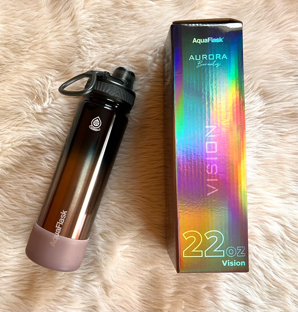 AQUAFLASK Aurora Borealis Collection Vision 22oz, Furniture & Home ...