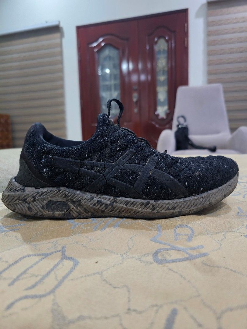 ASICS Hypergel-Kenzen Mens Running Sneakers Shoes - Black, Men's ...