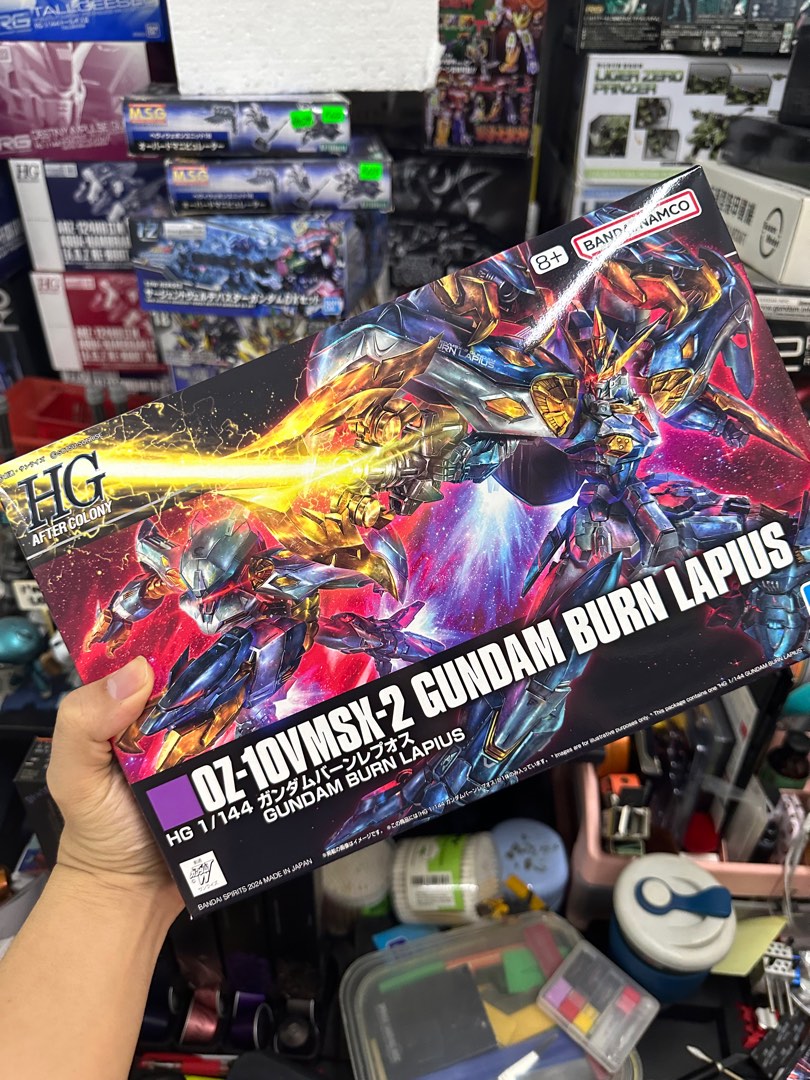 BANDAI HG 1/144 Gundam Burn Lapius PREMIUM BANDAI Model Kit, Hobbies ...