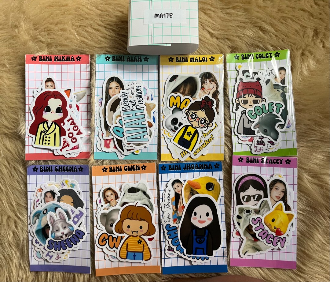 BINI STICKERS FOR SALE, Hobbies & Toys, Stationary & Craft, Art ...