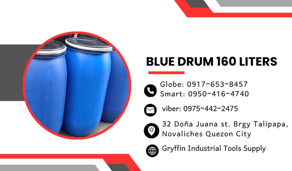 Blue Drum 160 liters, Commercial & Industrial, Industrial Equipment on ...