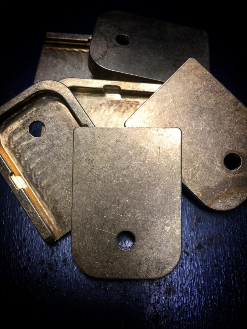 Brass RAW Mag Plates Standard Glock 17- Glock 41, Everything Else ...