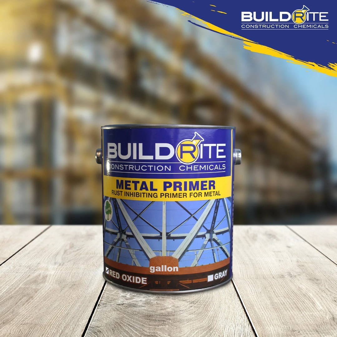 BUILDRITE METAL PRIMER RED OXIDE (Quart or Gallon), Commercial ...