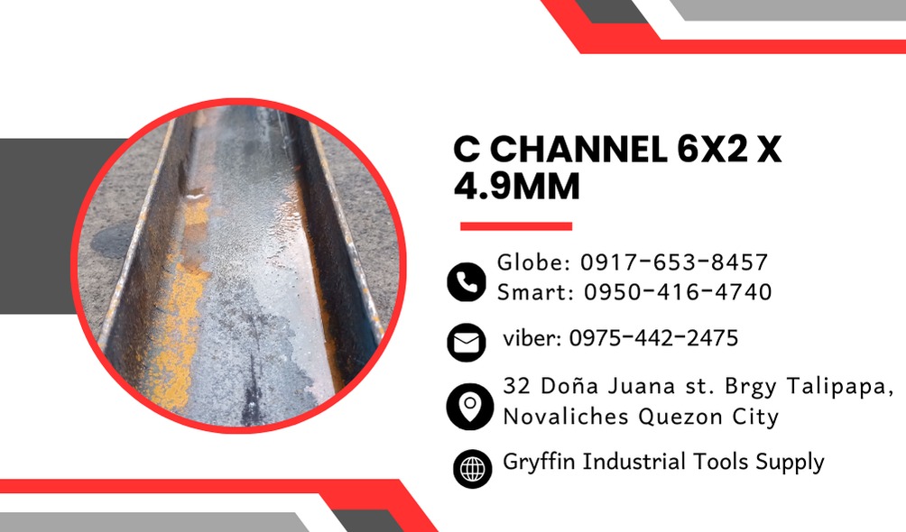 C Channel 6x2 X 4.9mm, Commercial & Industrial, Industrial Equipment on ...