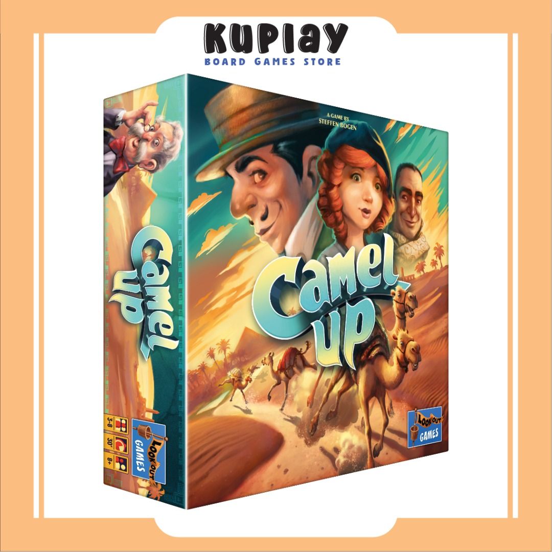 Camel Up (Second Edition)(Original) Bet, Bluff and Dice rolling board ...
