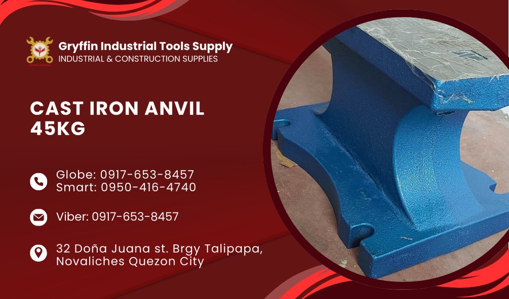 CAST IRON ANVIL 45KG, Commercial & Industrial, Industrial Equipment on ...