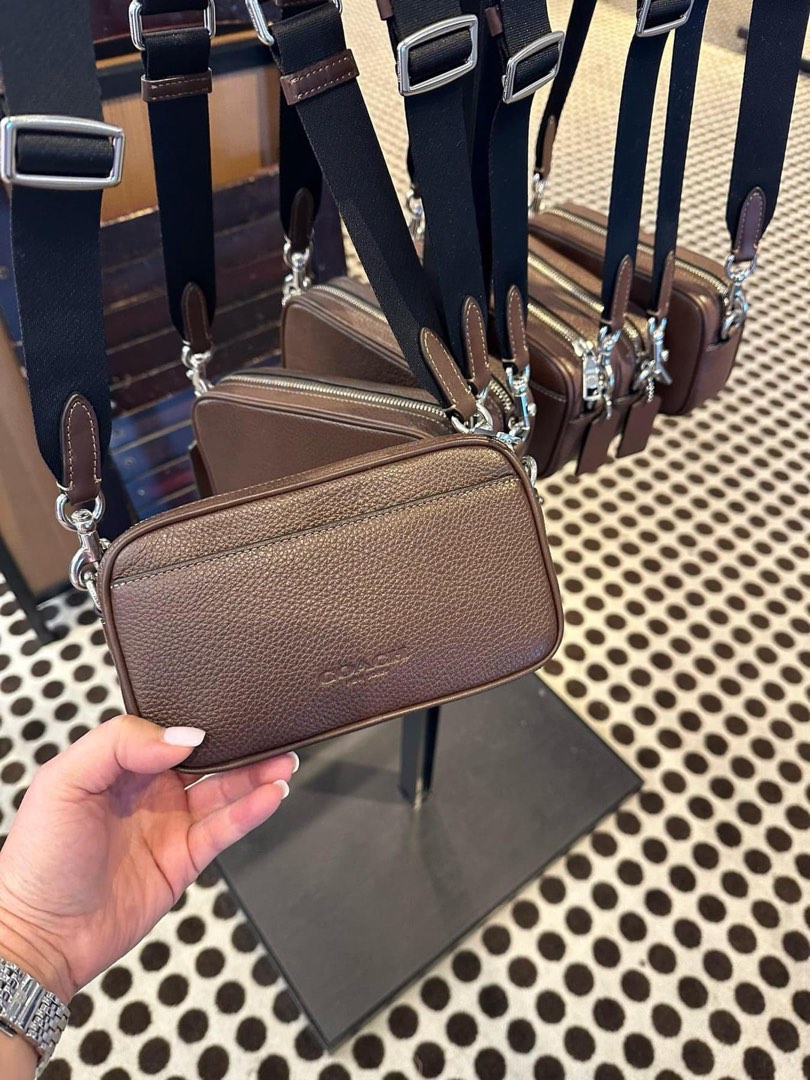 Coach Jayden Crossbody in Silver/Maple, Luxury, Bags & Wallets on Carousell