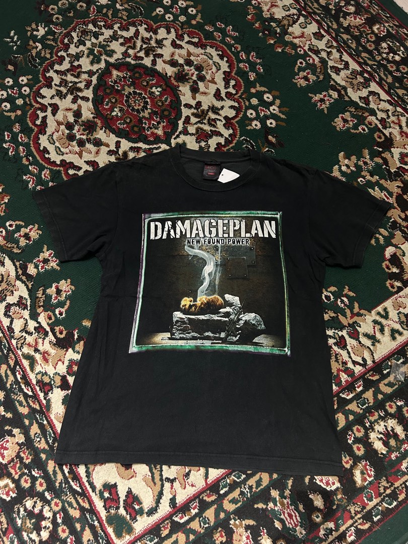 DAMAGEPLAN BAND ALBUM NEW FOUND POWER TAG SHOOT, Men's Fashion, Tops ...