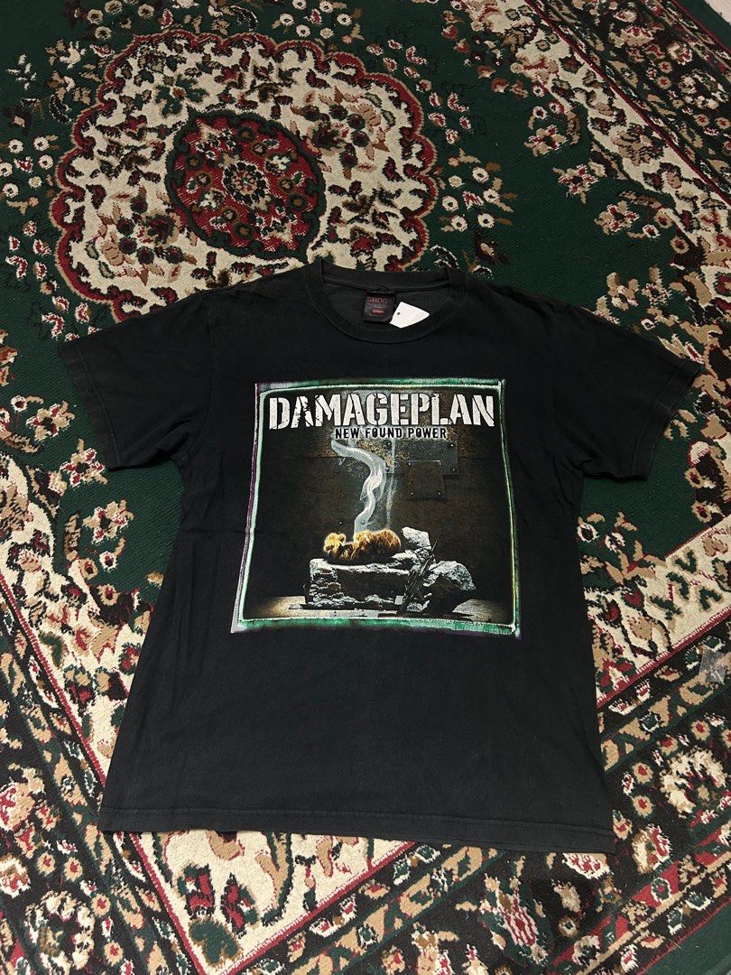 DAMAGEPLAN BAND ALBUM NEW FOUND POWER TAG SHOOT, Men's Fashion, Tops ...