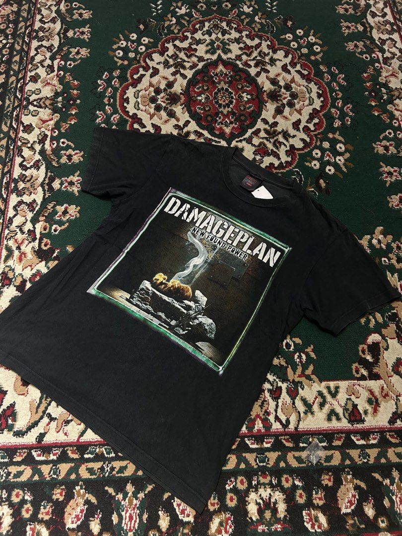 DAMAGEPLAN BAND ALBUM NEW FOUND POWER TAG SHOOT, Men's Fashion, Tops ...